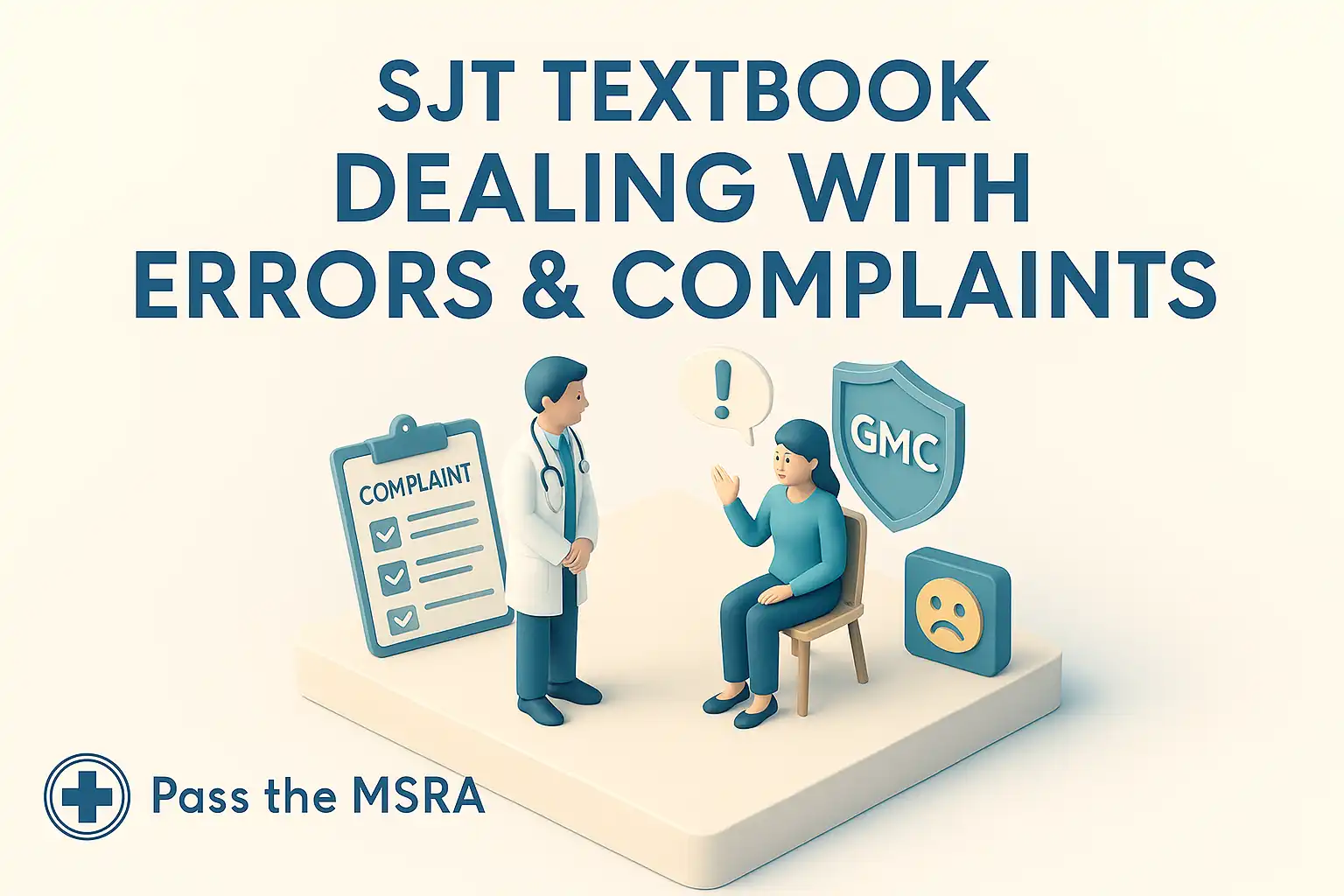 Dealing with errors and Complaints MSRA: 5 Rules for the SJT