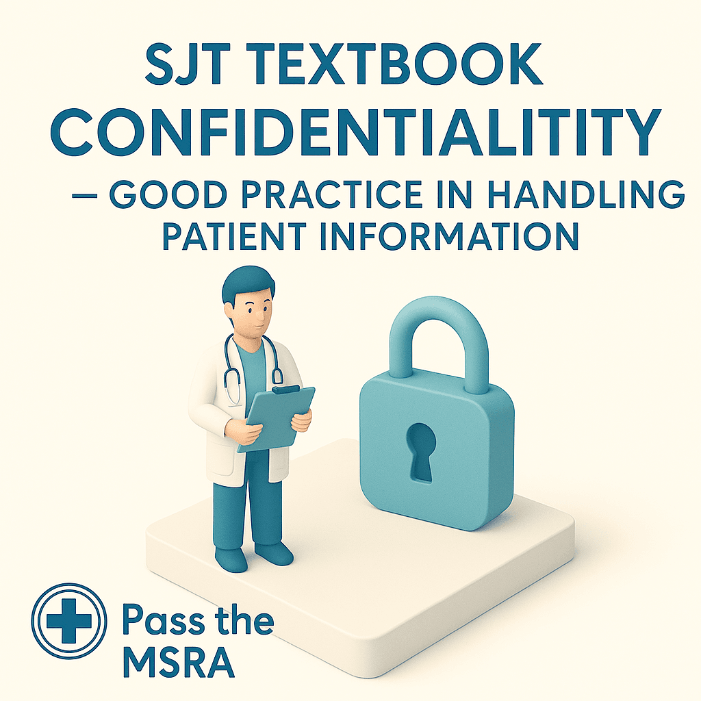 GMC Confidentiality MSRA SJT – Essential 8 Rule Guide for Doctors