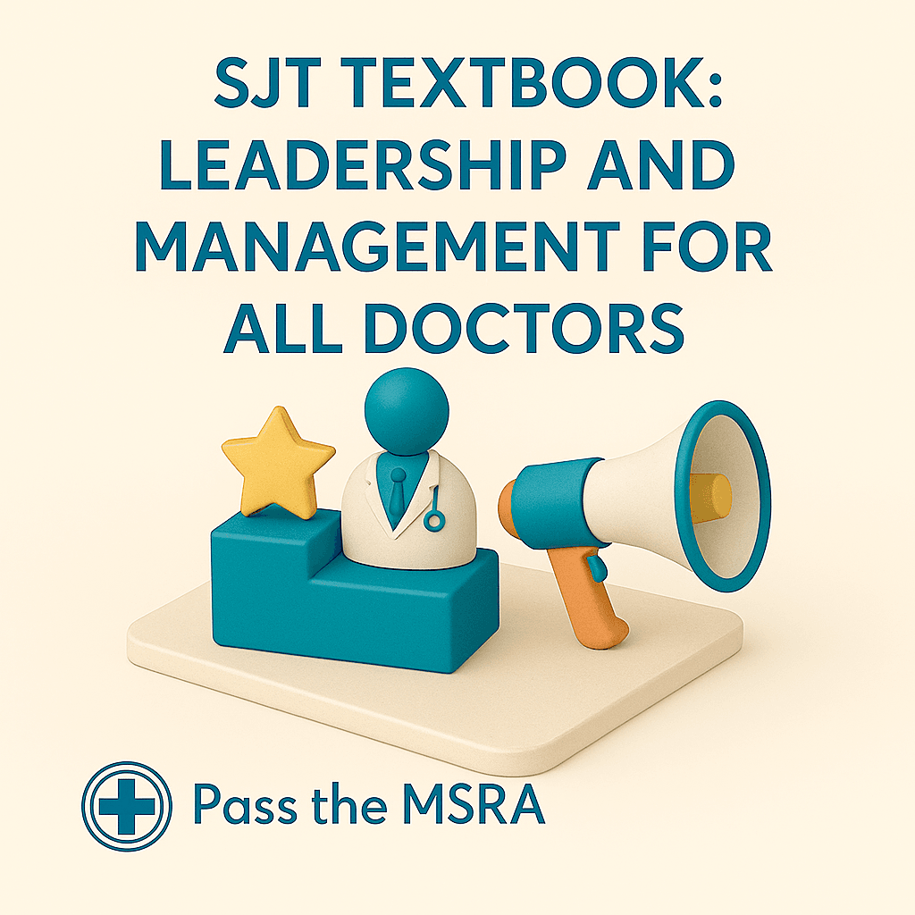 Leadership and Management – GMC Guidance for MSRA SJT 1