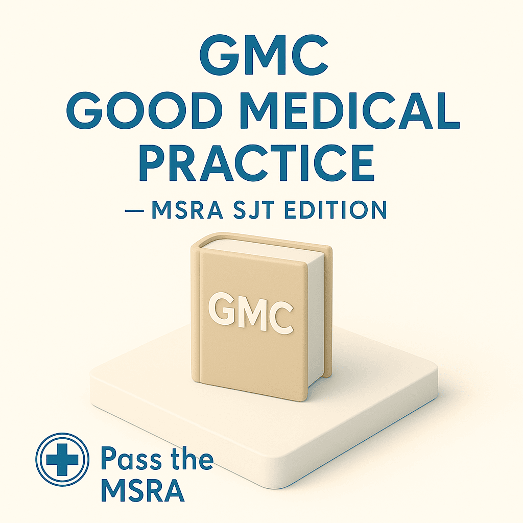GMC Good Medical Practice MSRA SJT Ultimate 4-Domain Guide