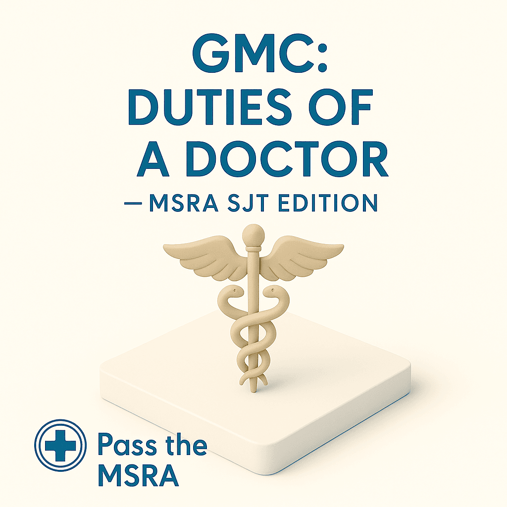GMC Duties of a Doctor – MSRA SJT High-Yield Guide 1