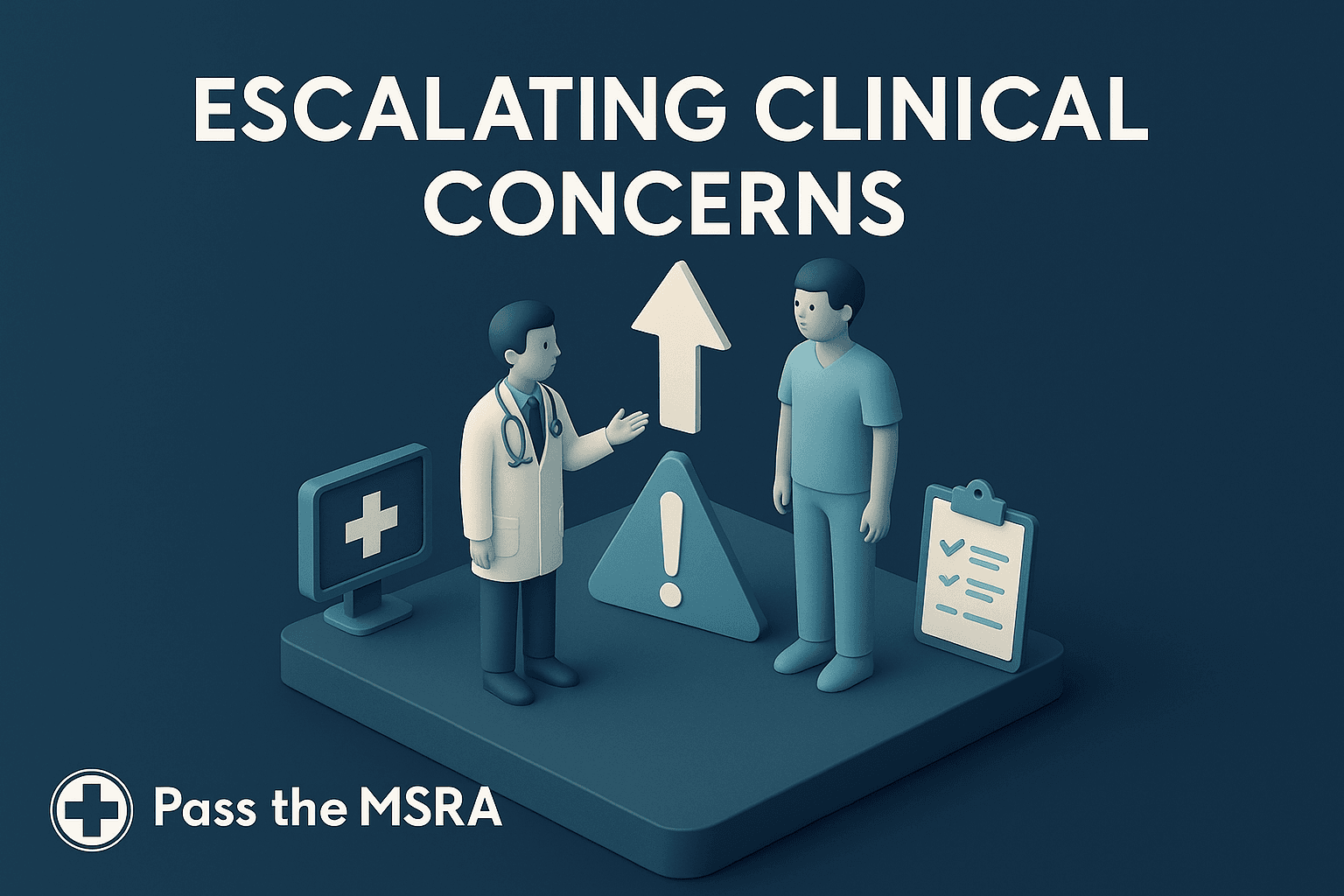 Escalating Clinical Concerns MSRA SJT (GMC Guide) 1